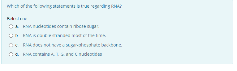Solved Which of the following statements is true regarding | Chegg.com