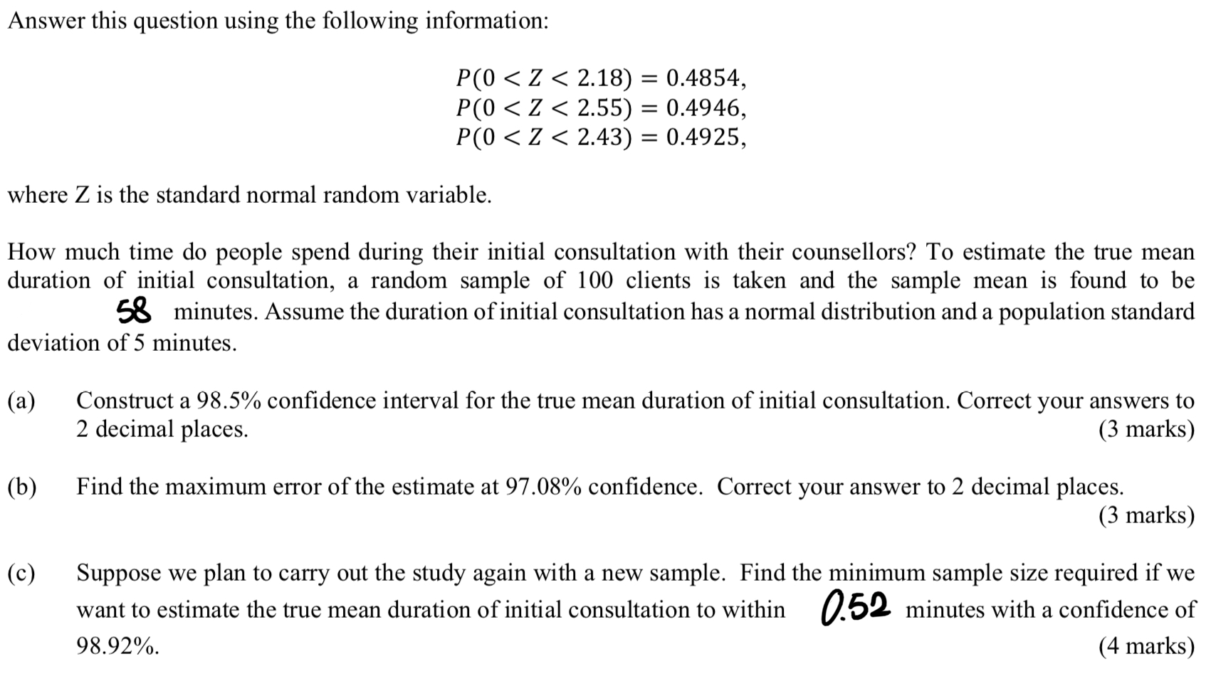 Solved Answer this question using the following information: | Chegg.com