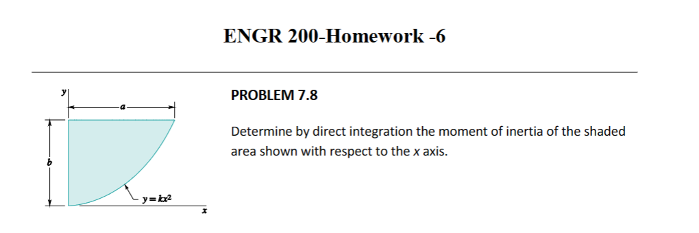 Solved PROBLEM 7.8Determine by direct integration the moment | Chegg.com