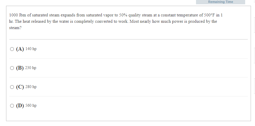 Solved 1000lbm of saturated steam expands from saturated | Chegg.com