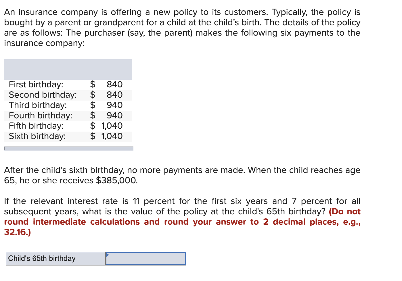 Solved An insurance company is offering a new policy to its | Chegg.com