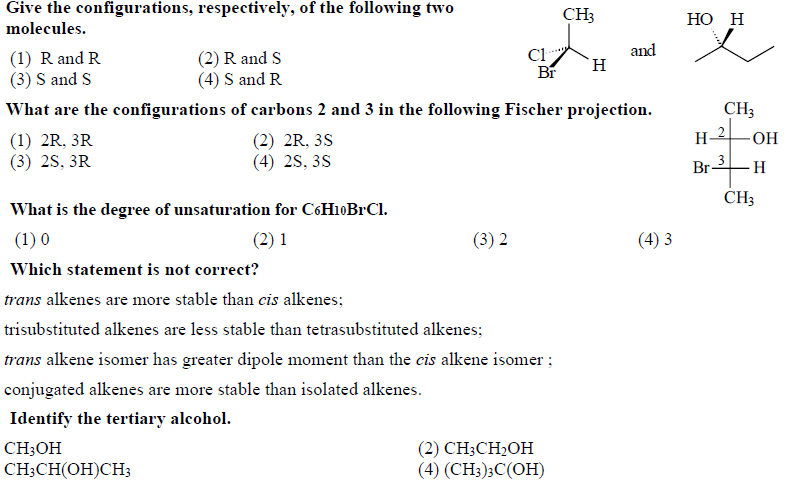 Solved HO H FOL Give the configurations, respectively, of | Chegg.com