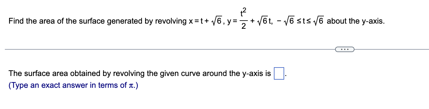 Solved Find the area of the surface generated by revolving | Chegg.com