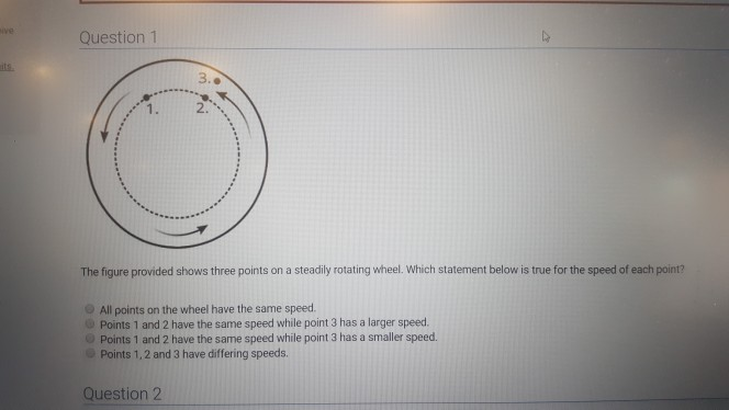 Solved ive Question 1 The figure provided shows three points | Chegg.com