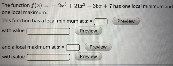 Solved Consider the function f(x) = 6x + 3x-1. For this | Chegg.com