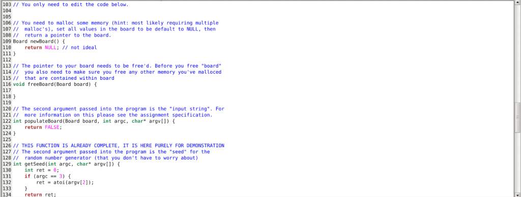 Solved #C language programming task. Making the 2048 game in | Chegg.com