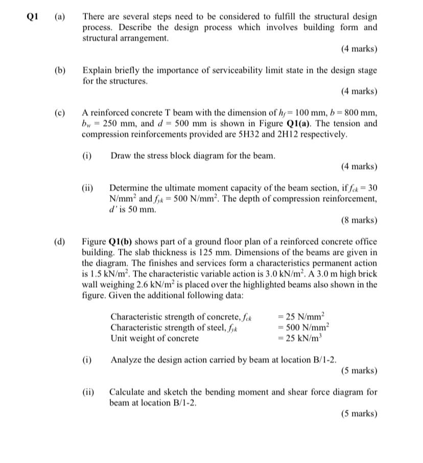Solved Q1 (a) There are several steps need to be considered | Chegg.com