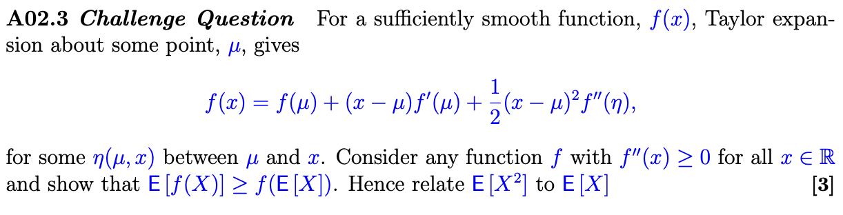 Solved A02.3 Challenge Question For a sufficiently smooth | Chegg.com
