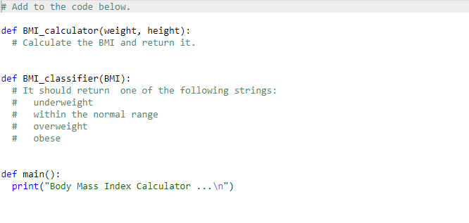 Solved The Body Mass Index (BMI) is calculated as a person's | Chegg.com