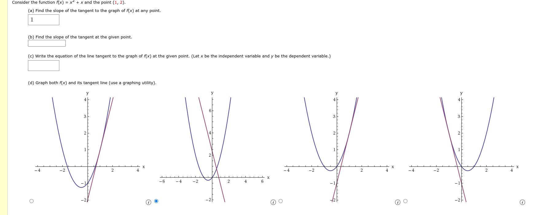 Solved We are given f(x) 3x2 and f'(x) = 6x. (a) Find the | Chegg.com
