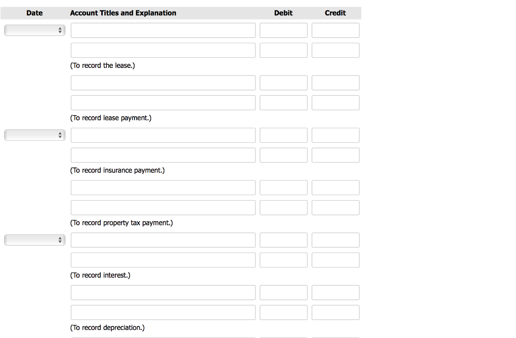 Solved Exercise 21-11 (Part Level Submission) Laura Leasing | Chegg.com