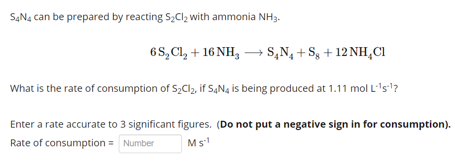 Solved S4N4 can be prepared by reacting S2Cl2 with ammonia | Chegg.com