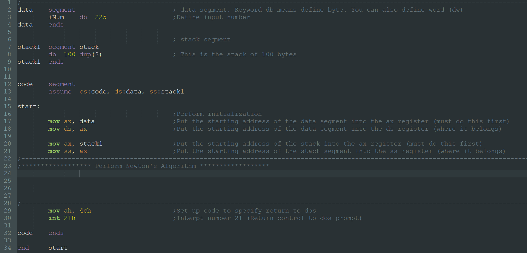 Problem: Write an X86-series assembly language | Chegg.com