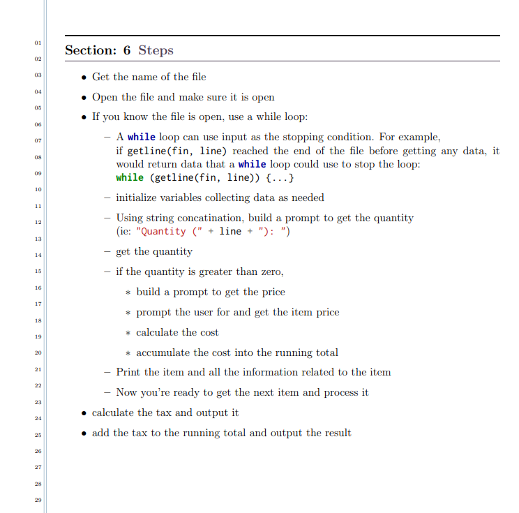 Solved Write a program that will read a file containing a | Chegg.com