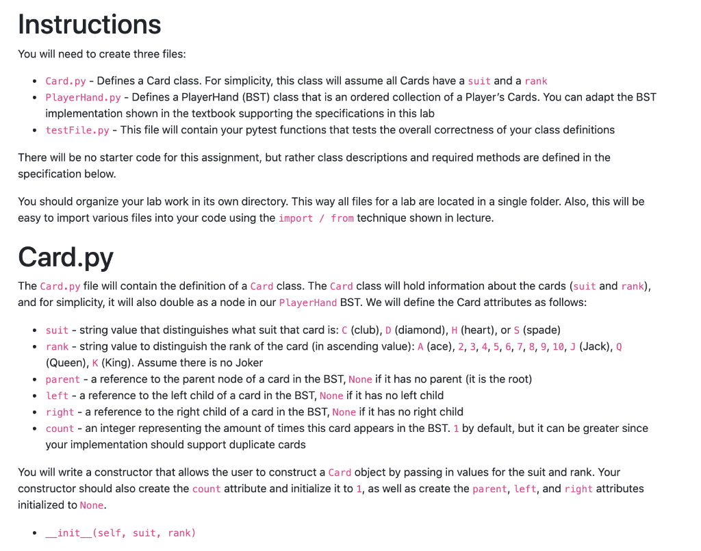 Solved Instructions You will need to create three files: • | Chegg.com