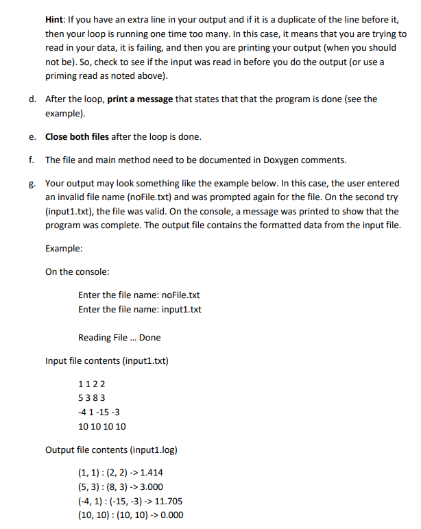 Solved This program will take an input file and transcribe | Chegg.com