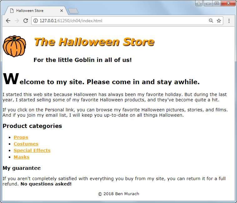 Solved In this exercise, you’ll create an external style | Chegg.com