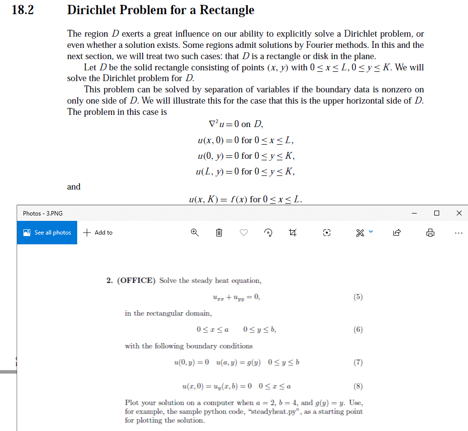 Solved Plot The Solution You Can Use Software Like Matlab