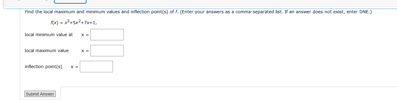 Solved Find the local maximum and minimum values and | Chegg.com