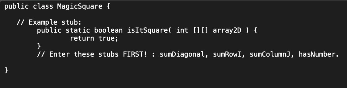 Solved 7.48 Lab 9: Magic Square Write a program to determine | Chegg.com
