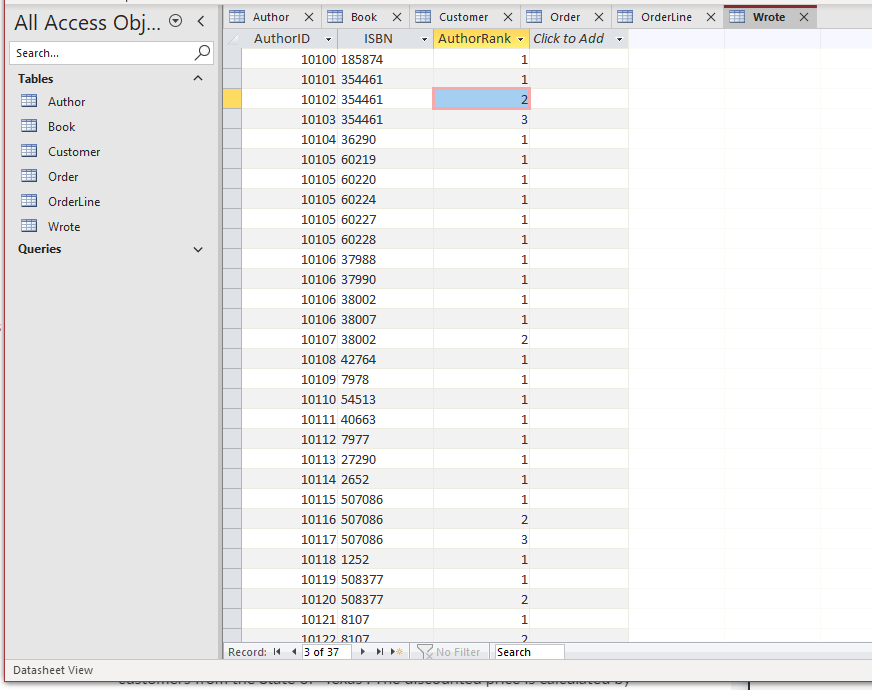 Solved The book seller keeps track of the ISBN, title, | Chegg.com