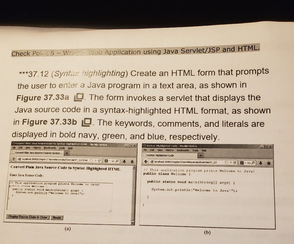 Check Poi 5-WrA Application using Java Servlet/JSP | Chegg.com