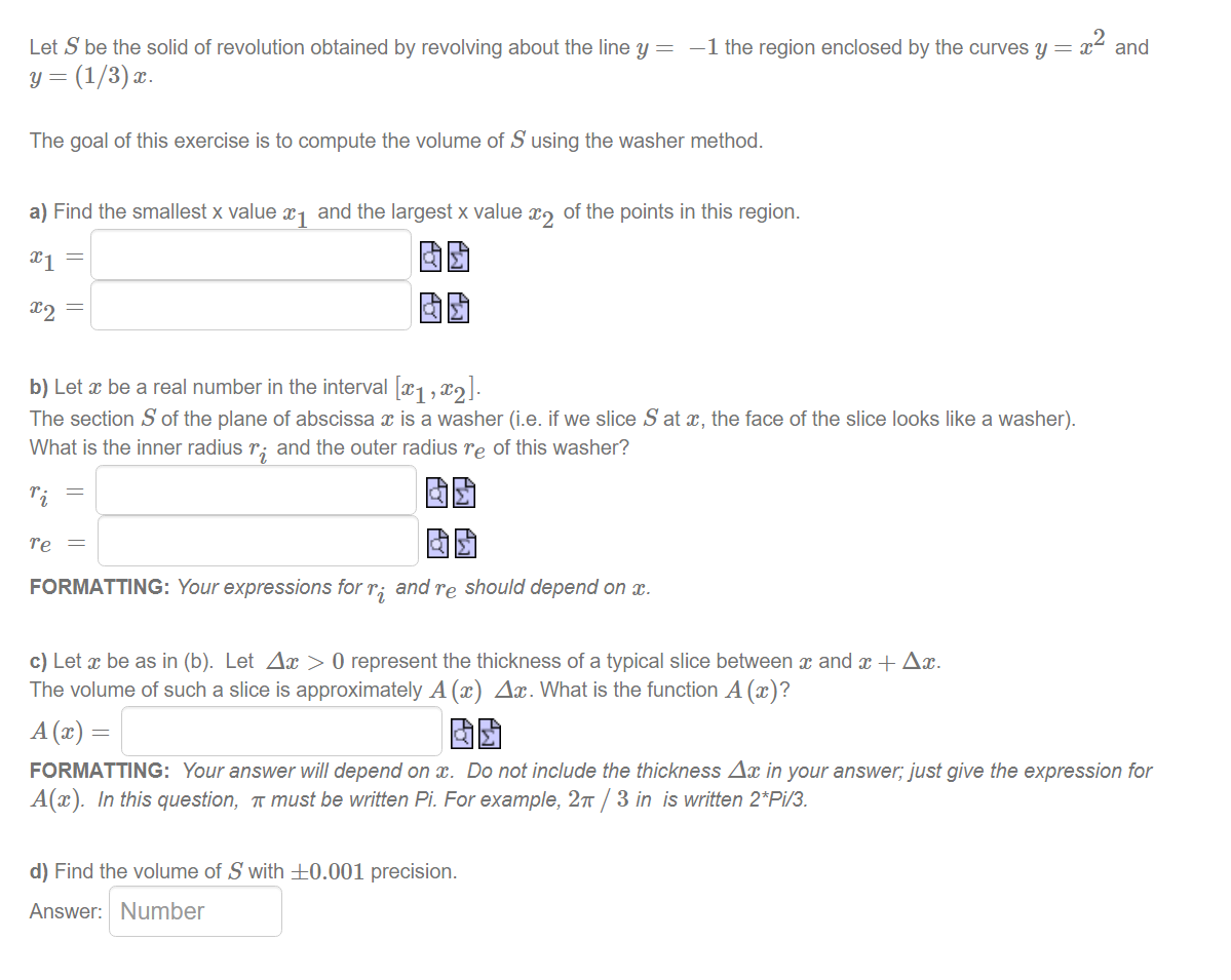 Solved Let S be the solid of revolution obtained by | Chegg.com