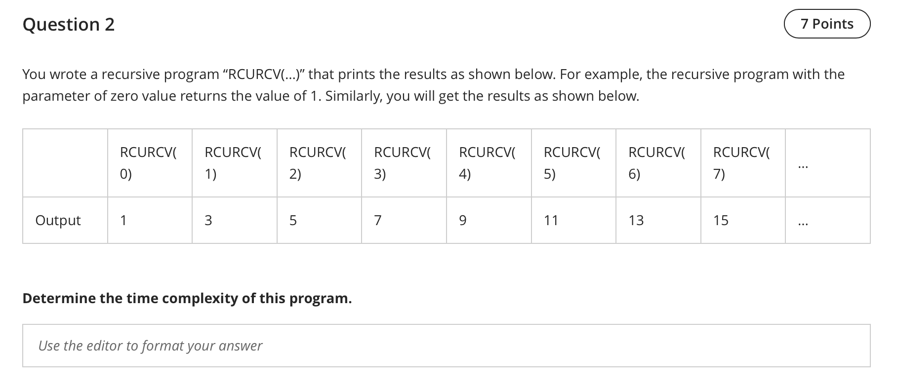 Solved Question 2 7 Points You Wrote A Recursive Program 0822
