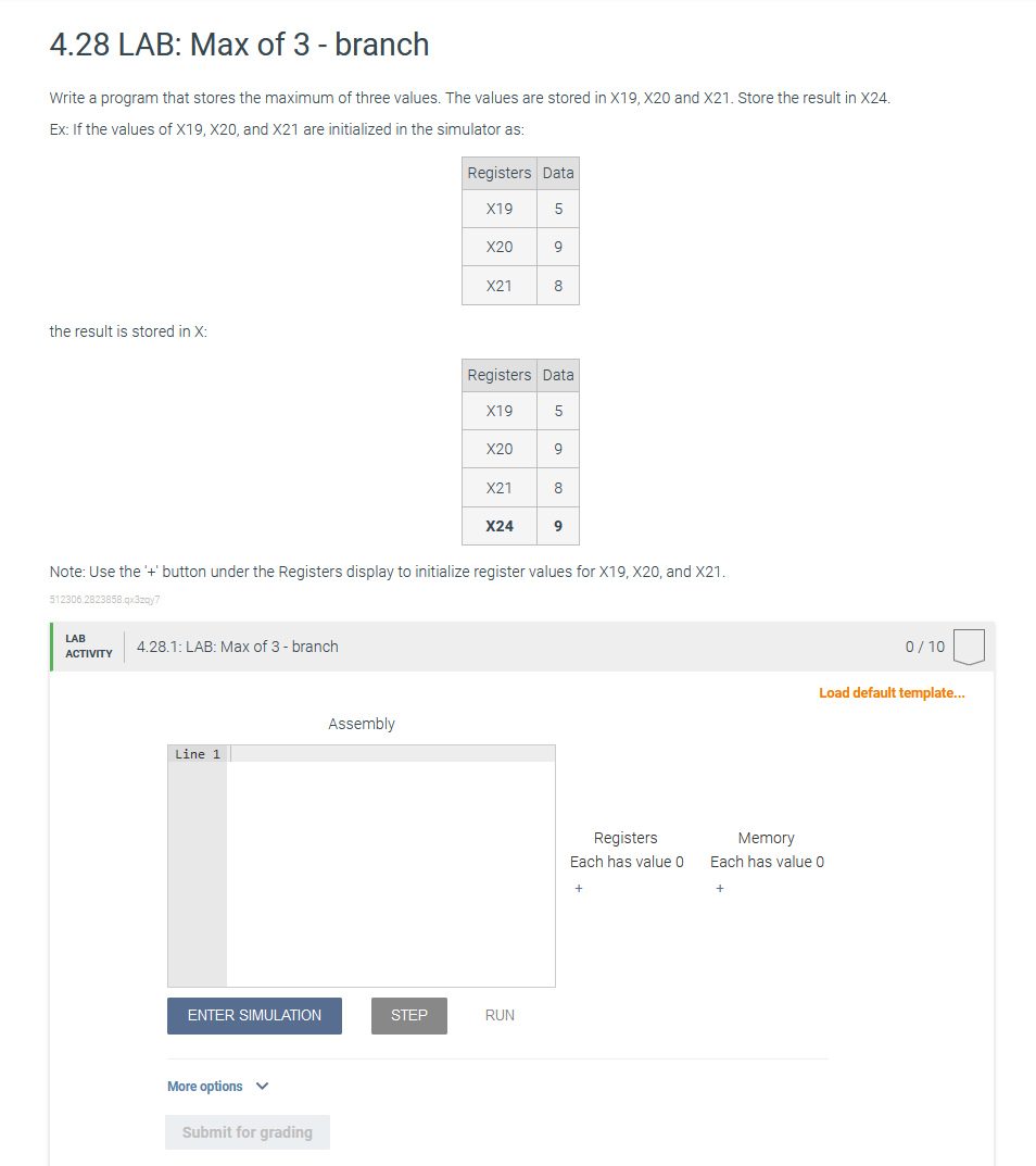 Solved Write a program that stores the maximum of three | Chegg.com