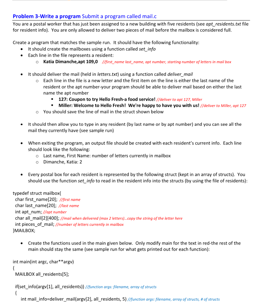 Solved Problem 3-Write a program Submit a program called | Chegg.com