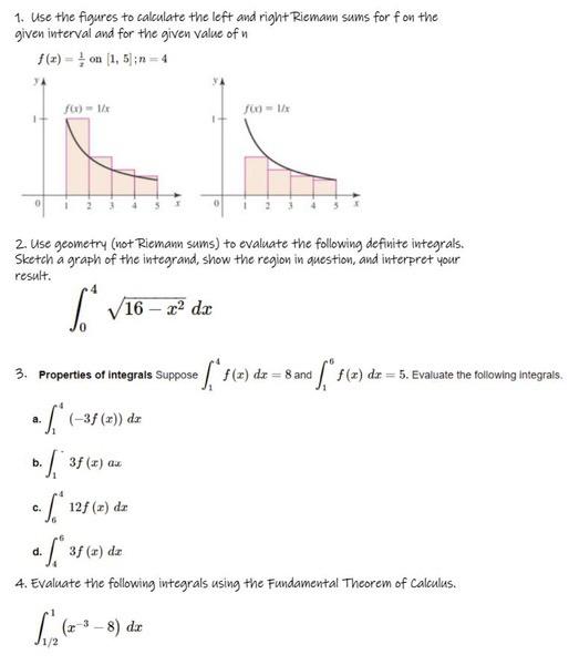 Solved 1. Use the figures to calculate the left and right | Chegg.com