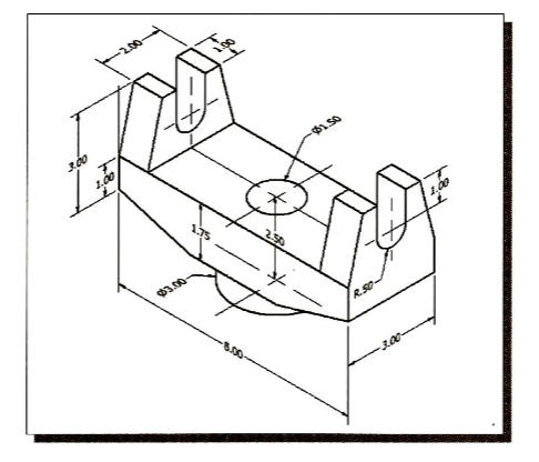 Solved Use SW to model the objects shown below, and then | Chegg.com
