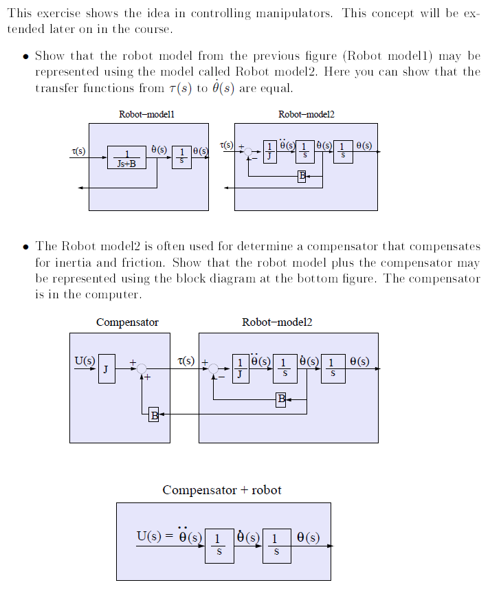 Solved This exercise shows the idea in controlling | Chegg.com