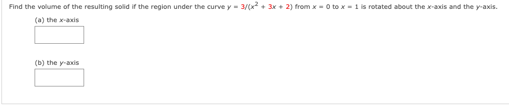Solved Find the volume of the resulting solid if the region | Chegg.com