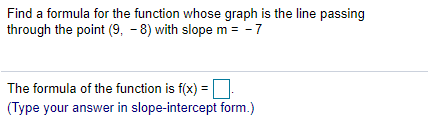 Solved Find a formula for the function whose graph is the | Chegg.com