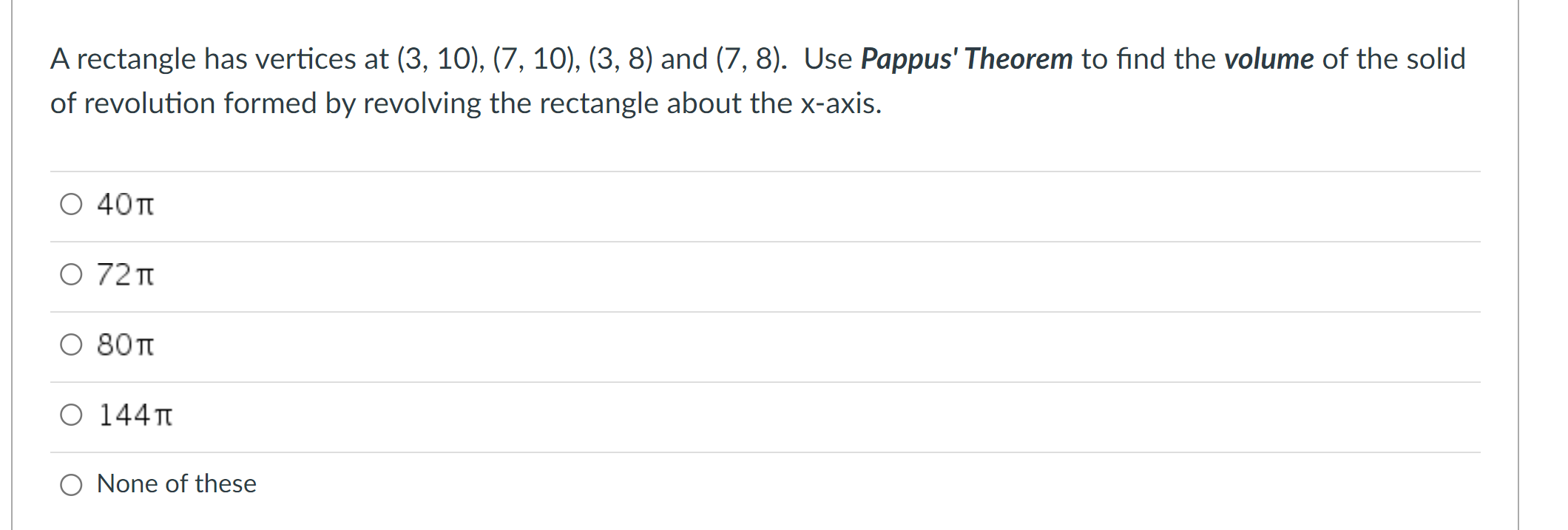 Solved A rectangle has vertices at (3,10),(7,10),(3,8) and | Chegg.com