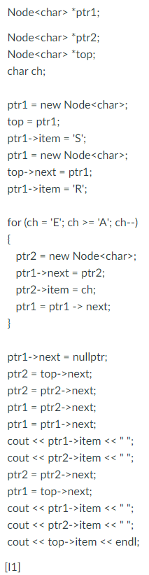 Solved Assume A Node Class Has Been Defined Using The Node 1110