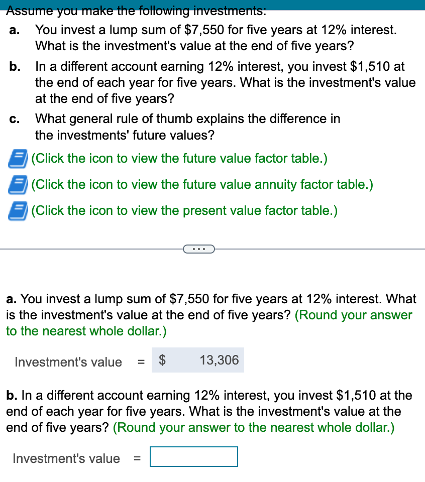 Solved Future Value of Annuity of $1Assume you make the | Chegg.com