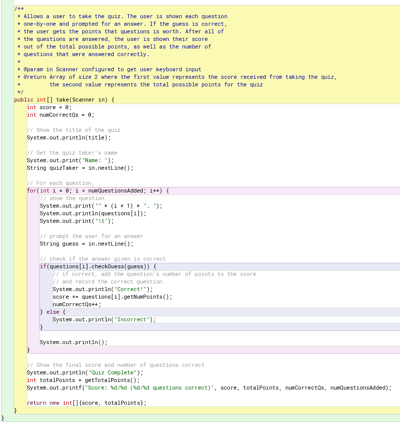 In java, I had to screenshot the given code because | Chegg.com