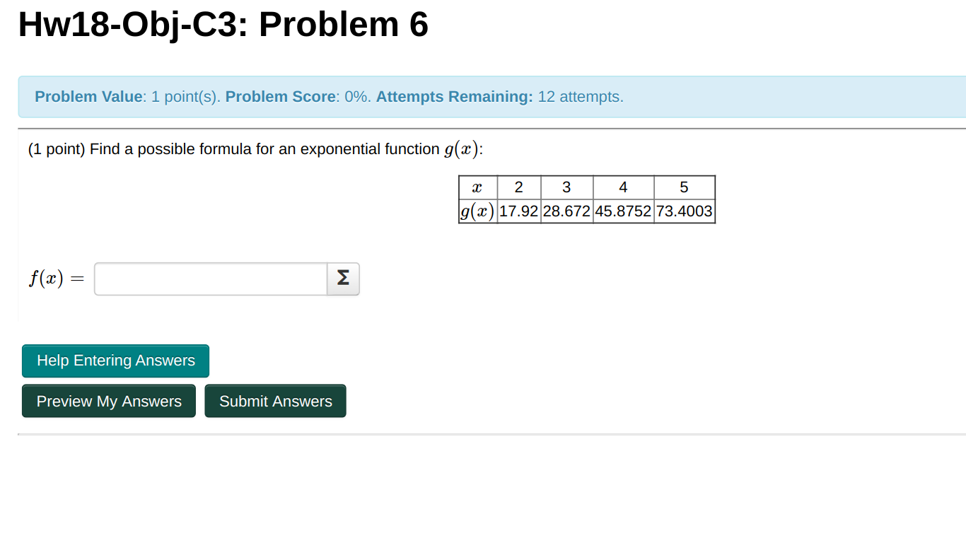 Solved Hw18-Obj-C3: Problem 4 Problem Value: 1 point(s). | Chegg.com