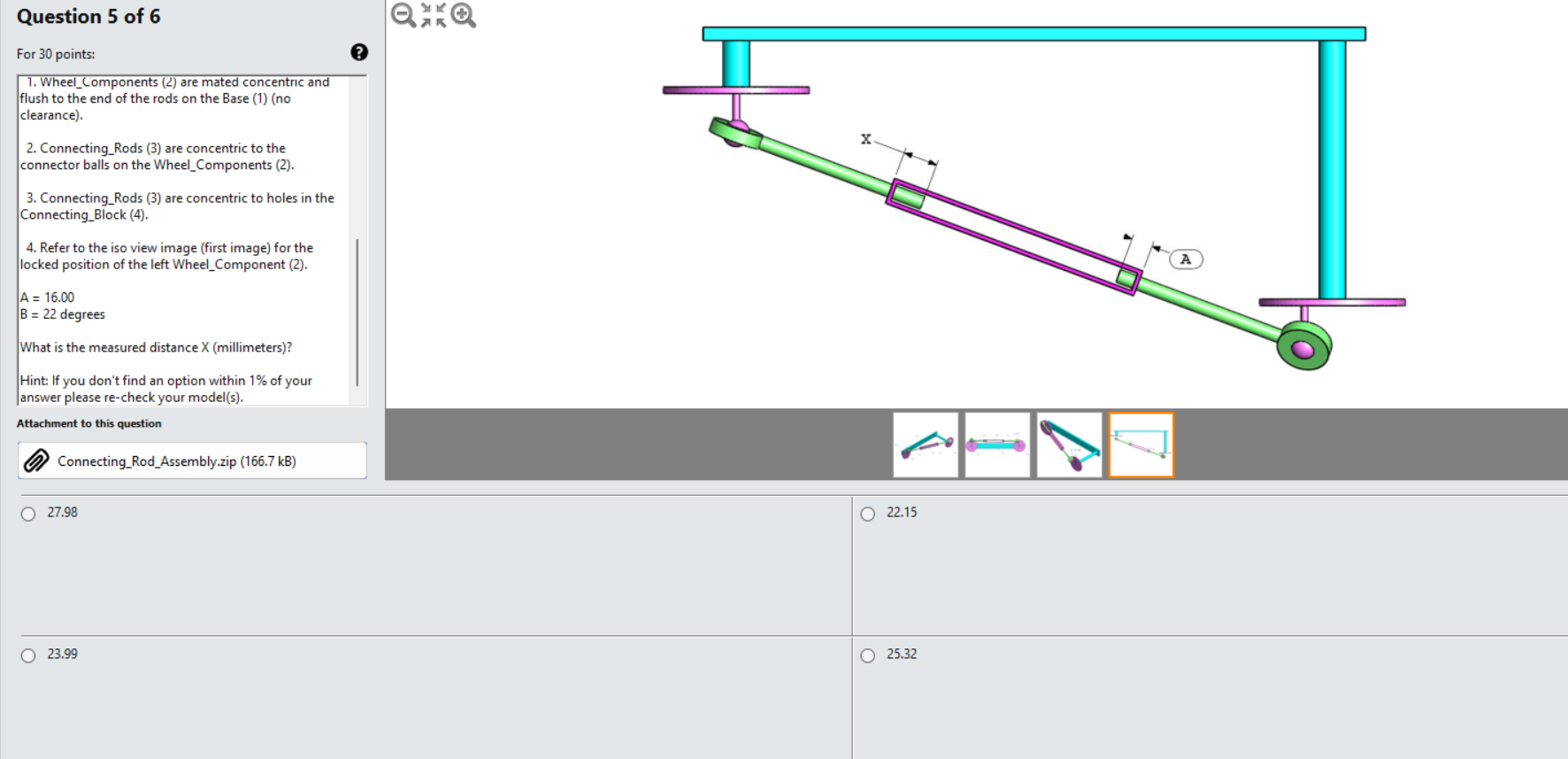 Solved For 30 points: E10401: Build this assembly in | Chegg.com