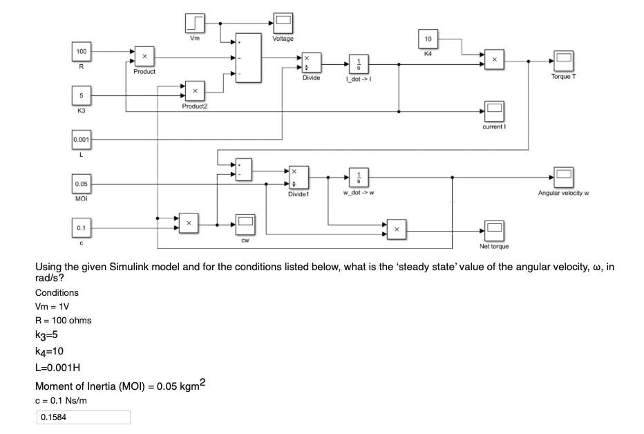 Solved Q7 - Shown is a Simulink block diagram and | Chegg.com