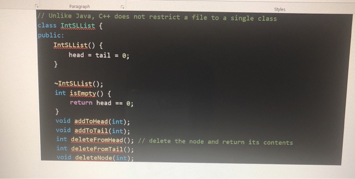 Solved I want to simply modify this code below for a singly | Chegg.com