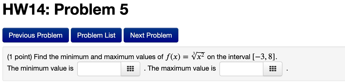 Solved HW14: Problem 5 Previous Problem Problem List Next | Chegg.com