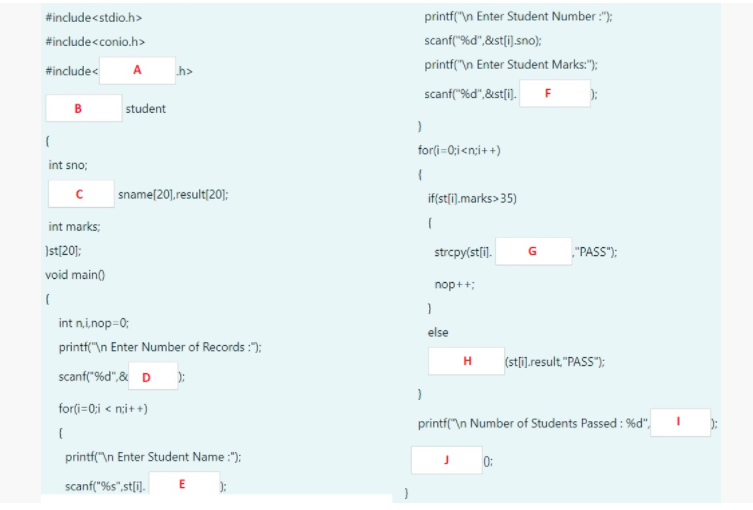 Solved #include printf("\n Enter Student Number :"); | Chegg.com