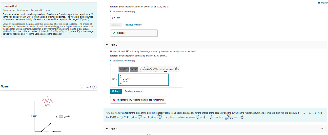 Solved Review Leaming Goal: To understand the dynamics of a | Chegg.com