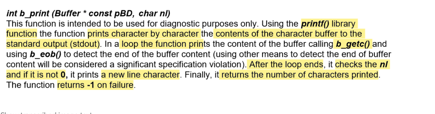 this is a buffer in C language! #ifndef | Chegg.com