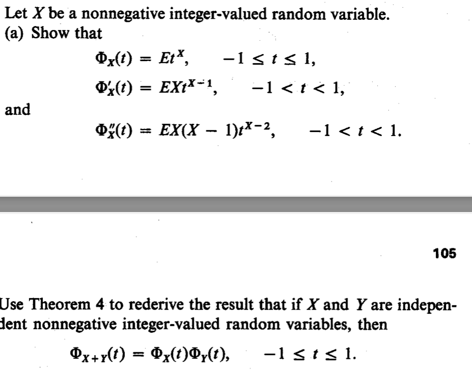 Let X Be A Nonnegative Integer Valued Random 9894
