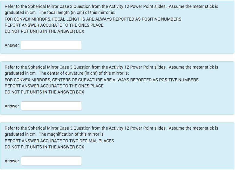 Solved Refer to the Spherical Mirror Case 3 Question from | Chegg.com