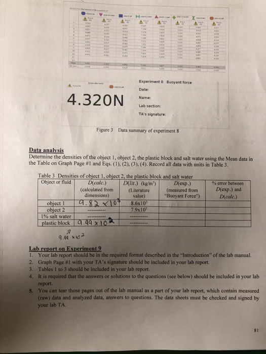 Solved Questions 1. What metal is the object 2 made of? Your | Chegg.com